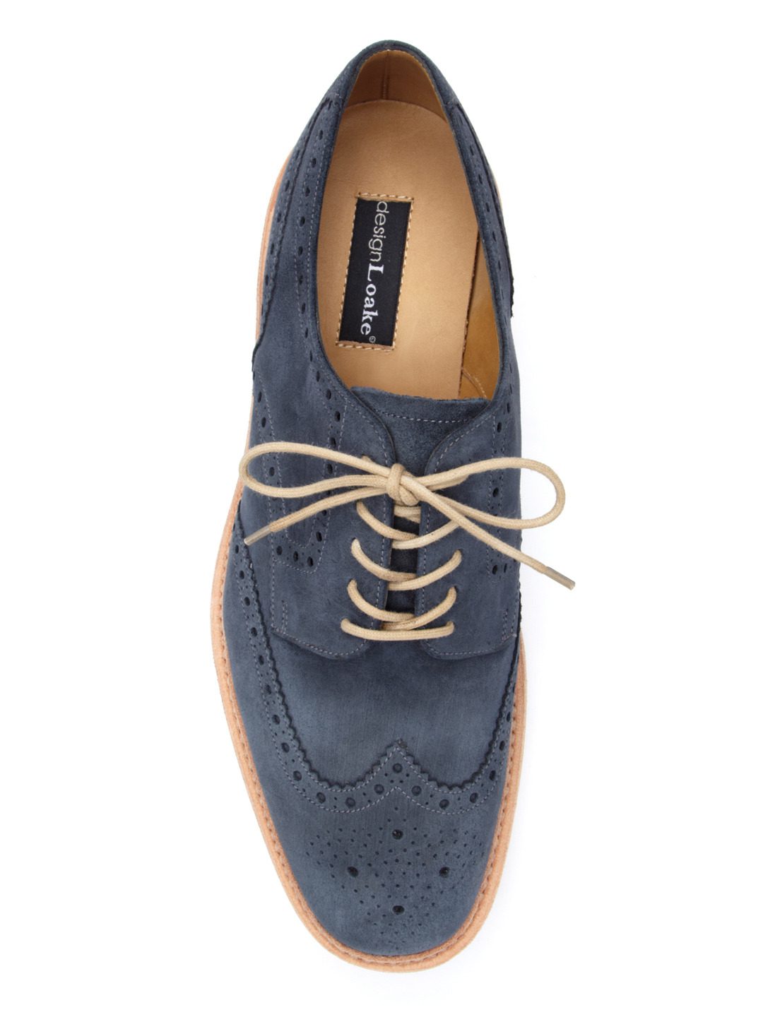 Shoe Of The Week: Loake Logan Derby Navy Brogues - Flawless Crowns