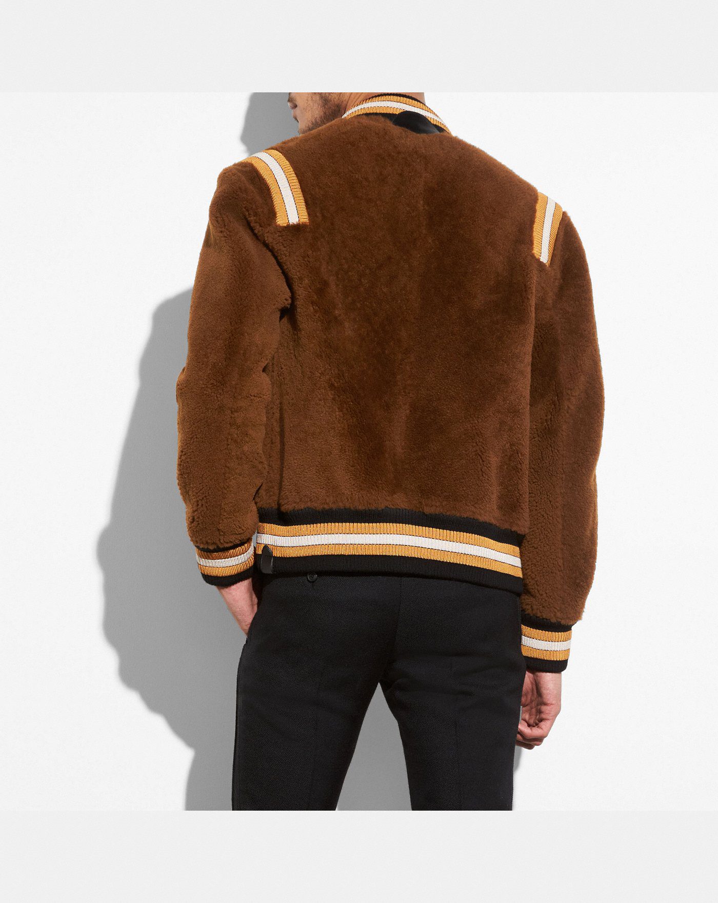 Coach Shearling Varsity Jacket - Flawless Crowns