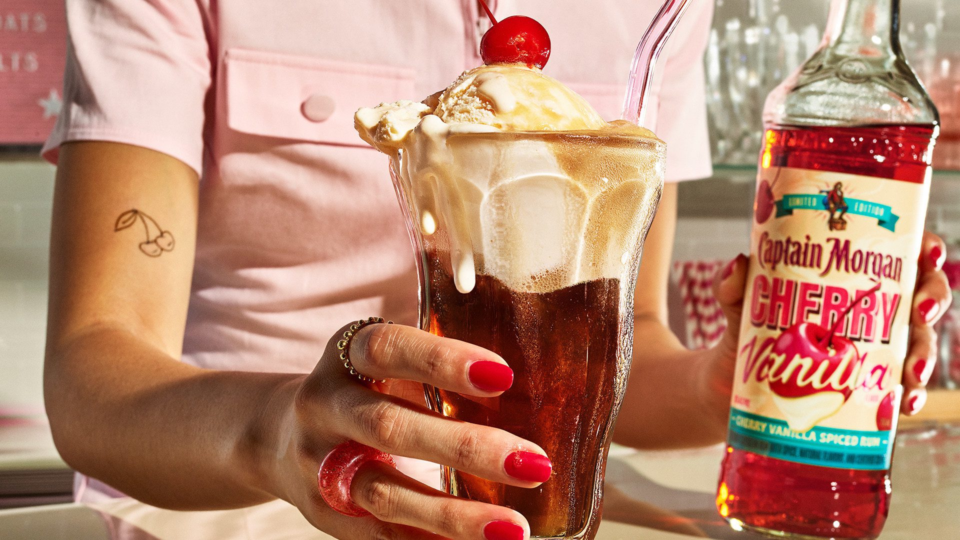 Captain Morgan Cherry Vanilla Rum - Flawless Crowns