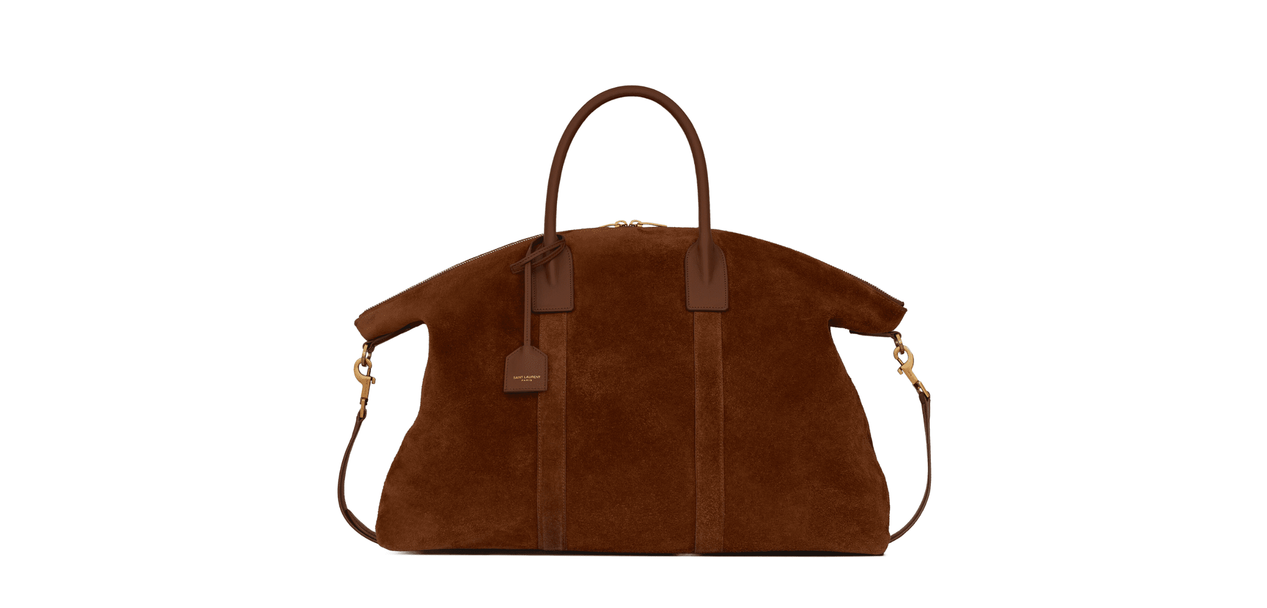Saint Laurent Suede Bowling Bag - Flawless Crowns