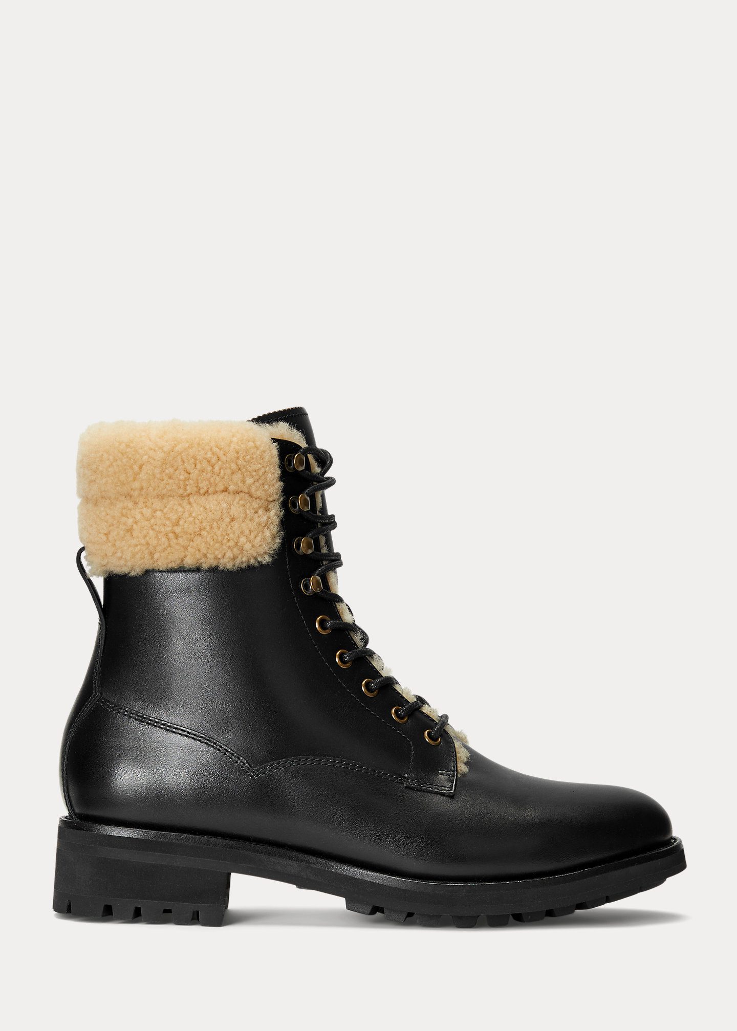 Ralph Lauren Bryson Shearling Field Boot - Flawless Crowns