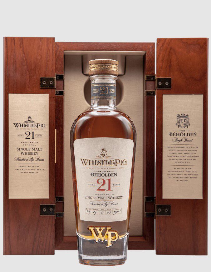 WhistlePig Béhôlden 21 Year Old Single Malt Whiskey - Flawless Crowns