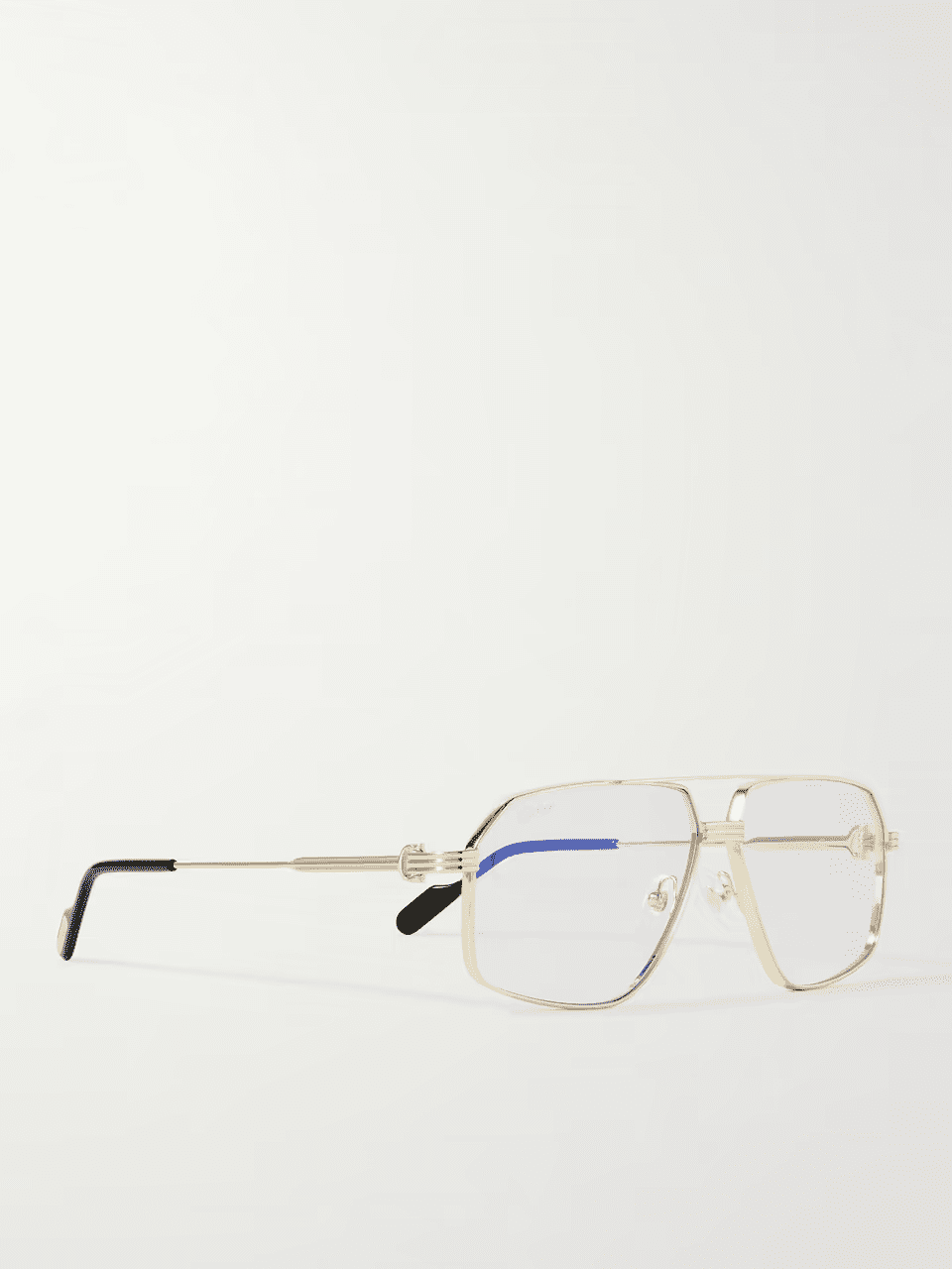 Cartier Gold Titanium Aviator Sunglasses - Flawless Crowns
