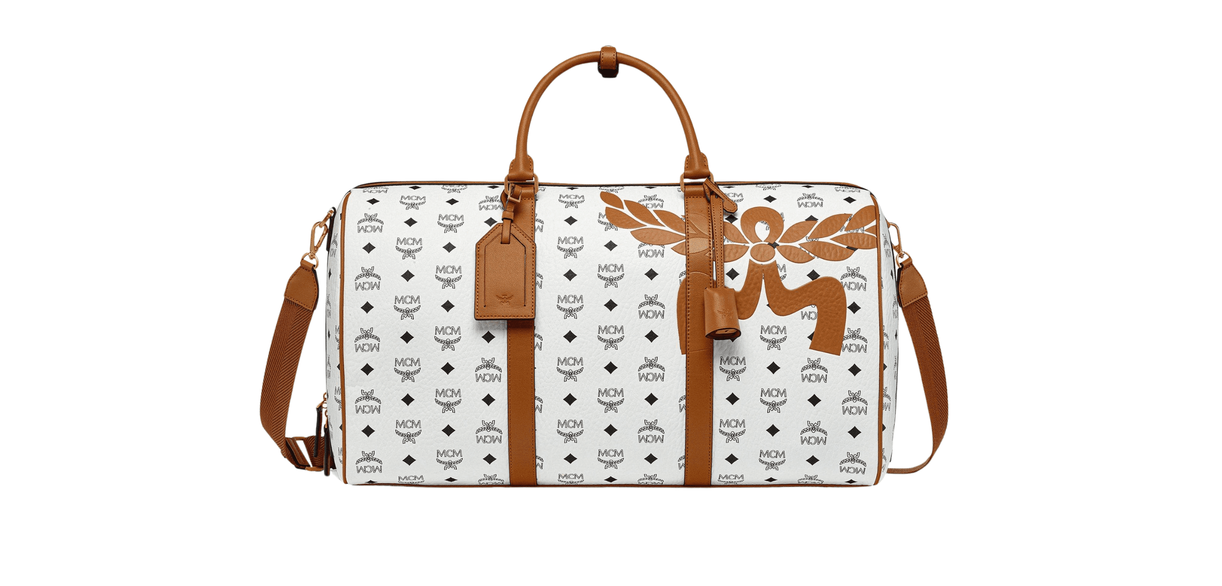 MCM Ottomar Visetos Weekender Bag - Flawless Crowns