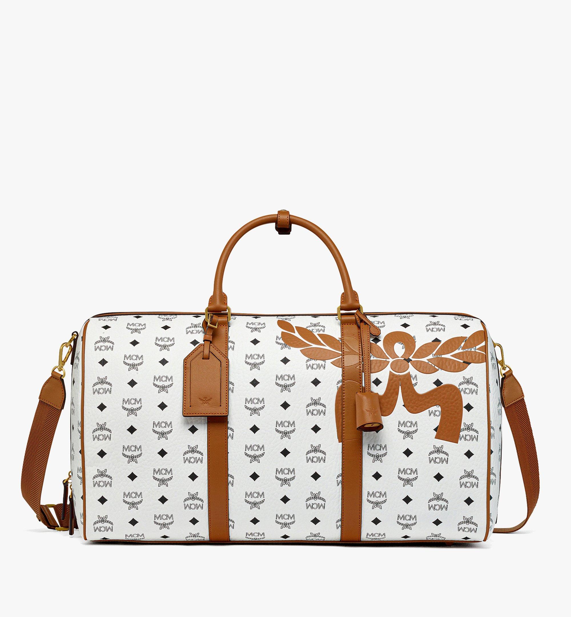 MCM Ottomar Visetos Weekender Bag - Flawless Crowns