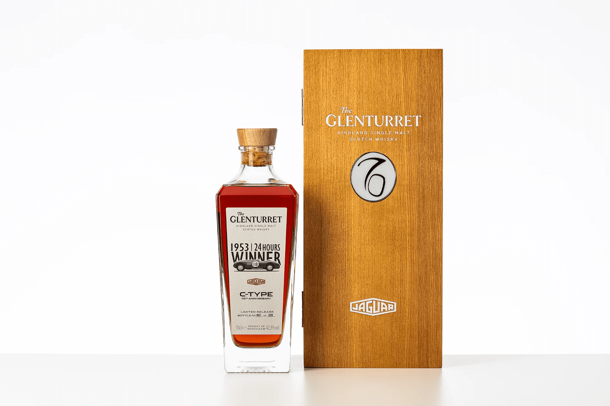 The Glenturret x Jaguar C Type Whisky - Flawless Crowns